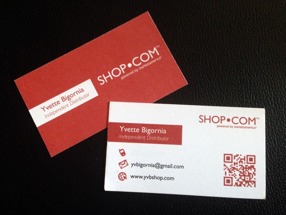 Portfolio Update – Shop.com Custom Business Card